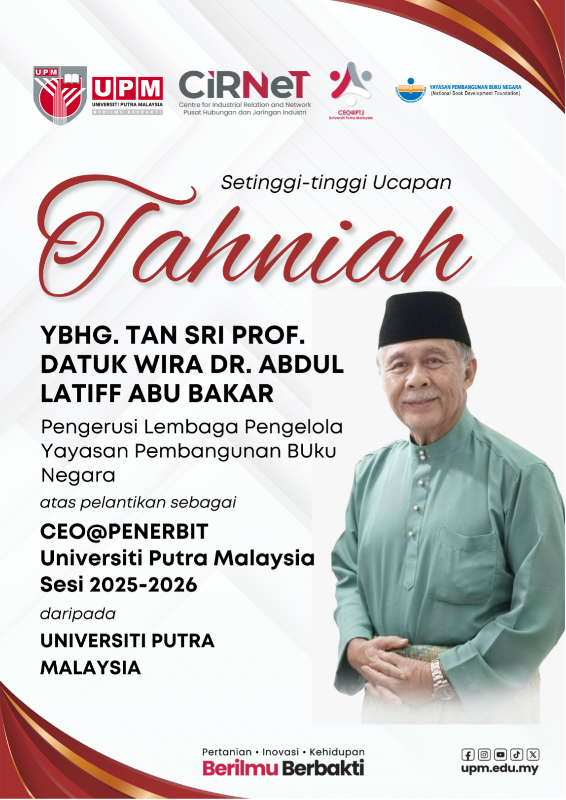 Pelantikan ini mencerminkan komitmen berterusan UPM dalam memperkukuh ...